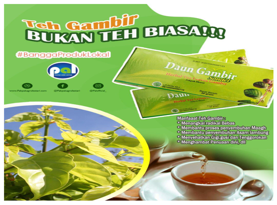 Bubuk Teh Daun Gambir
